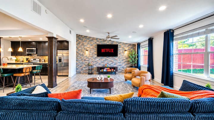 Spacious 6br House | Sleeps 15 | 1gb|wd | Galleria - Houston, TX