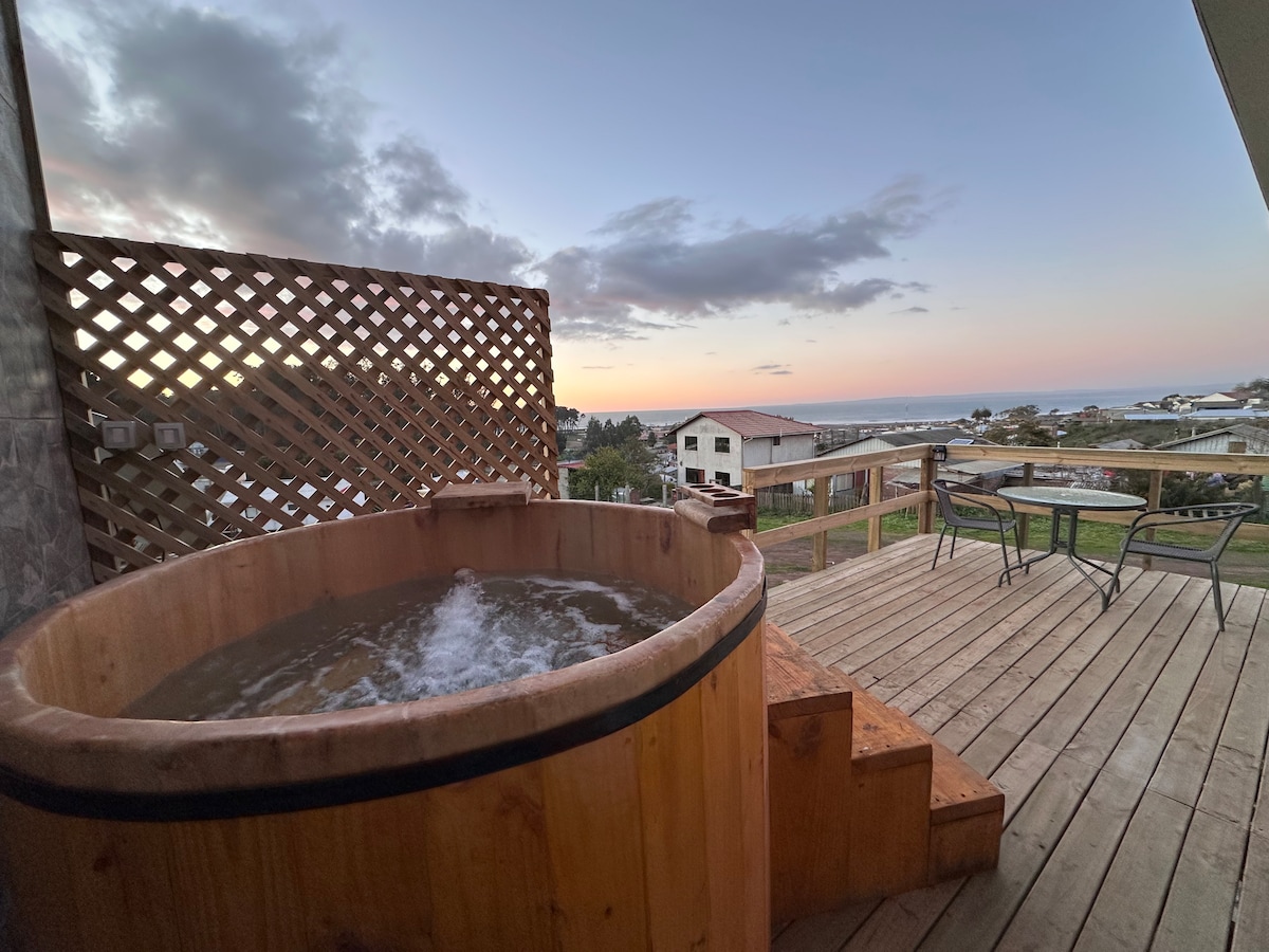 Loft nur wenige Schritte vom Strand entfernt - Blockhütten zur Miete in ...