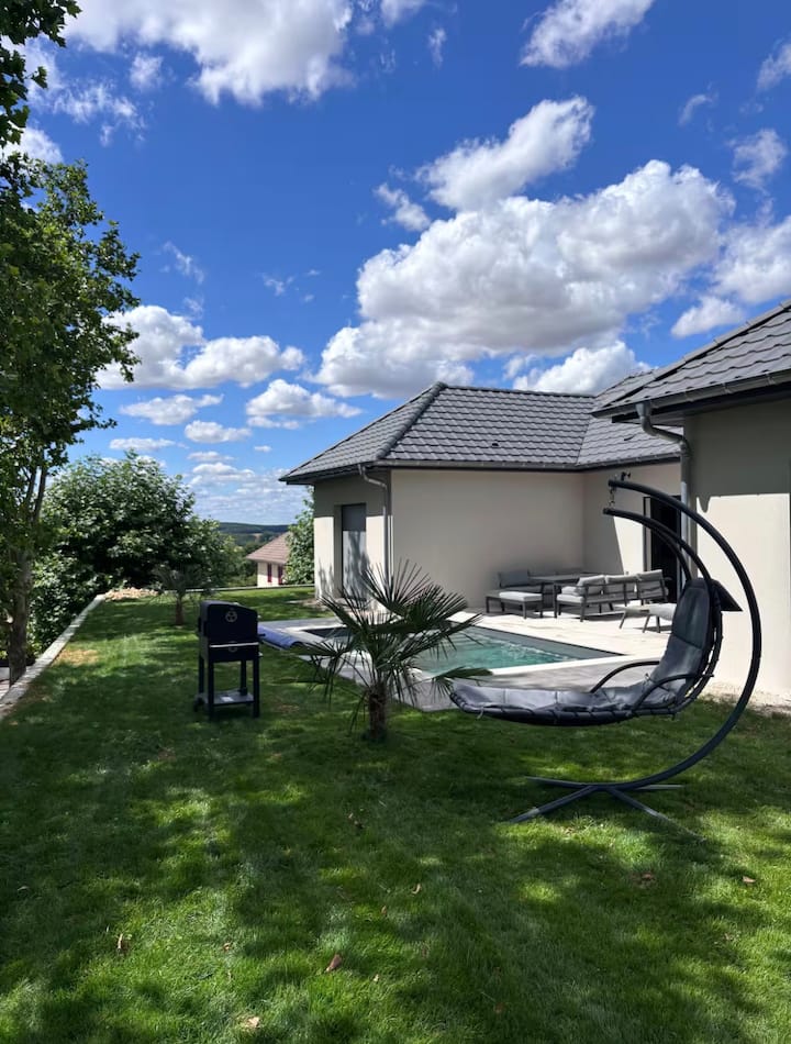 Villa Met Tuin En Zwembad - Arc-sur-Tille