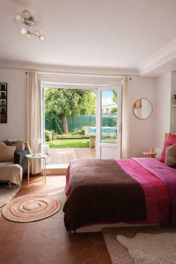 Grand Studio Avec Jardin Privé à 15 Min De Paris - Deuil-la-Barre