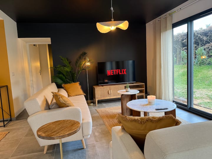 T2 De Standing Avec Jardin & Garage – 4 Personnes - Tassin-la-Demi-Lune