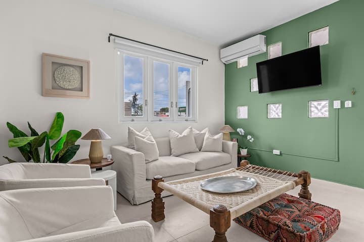 Boho-chic Beach Oasis: With Pool & Sandy Steps - San Juan