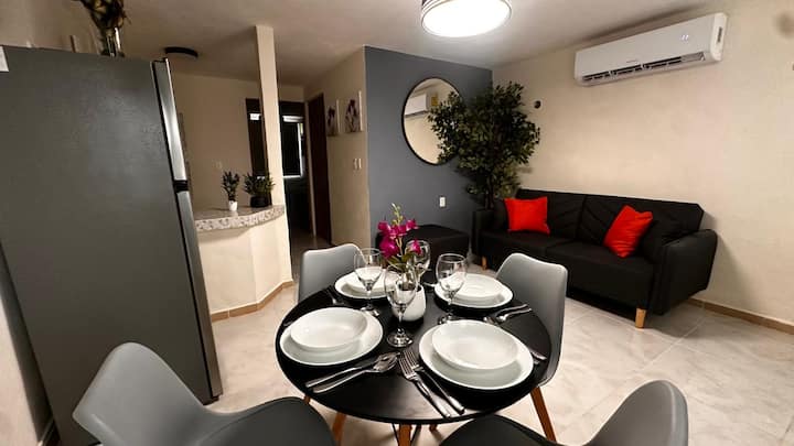 Moderno Loft Cerca De La Terminal De Ado - Cancún