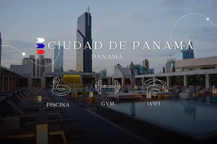 Cozy Apt+gym+ac+pool+wifi+kitchen@panama City - Panama