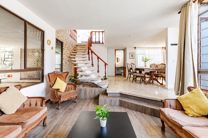 Casa Entera | Céntrica | 3 Niveles | Terraza | - San Pedro Cholula