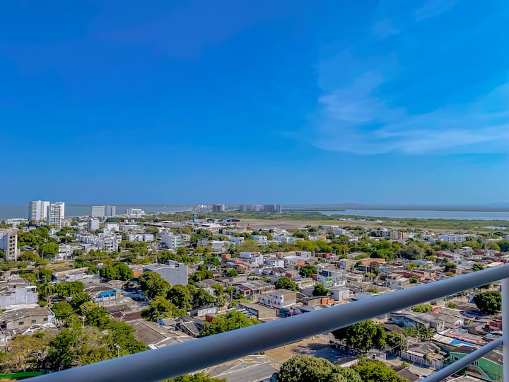 Vista 17: Moderno, A 5 Min Aeropuerto Rafael Nuñez - Cartagena