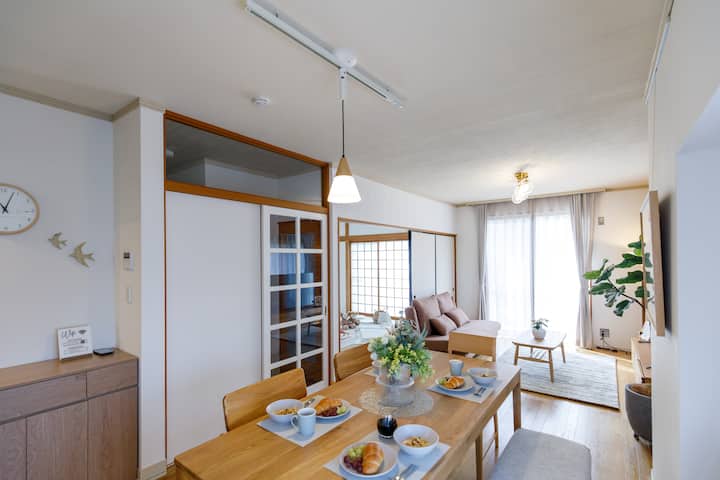 【最大9名】ファミリー|岐阜・桜並木と森|御嵩Ic5分|3br Serta Beds - 土岐市