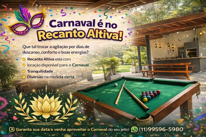 O Recanto Altiva Está Com Locação Disponível - Itu