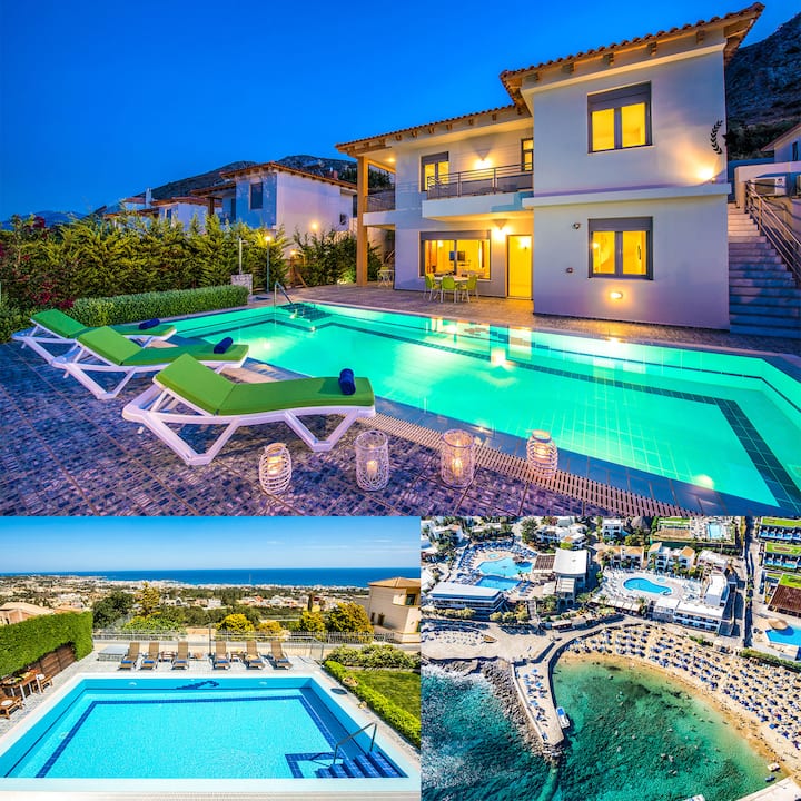 Walk To Beach / Private Pool / Sea & Sunset Views - Hersonissos