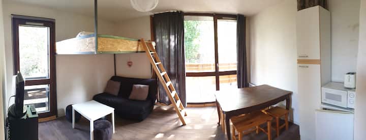 Appartement Pied Des Pistes De Ski 5 Pers Les Arcs - Peisey-Vallandry