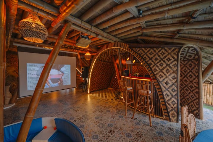 Jungle Bamboo Villa Swimming Pool In Sidemen Bali - Sidemen