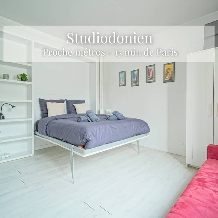 Studio Central • Métros 13 Et 14 • 15 Min De Paris - Saint-Ouen