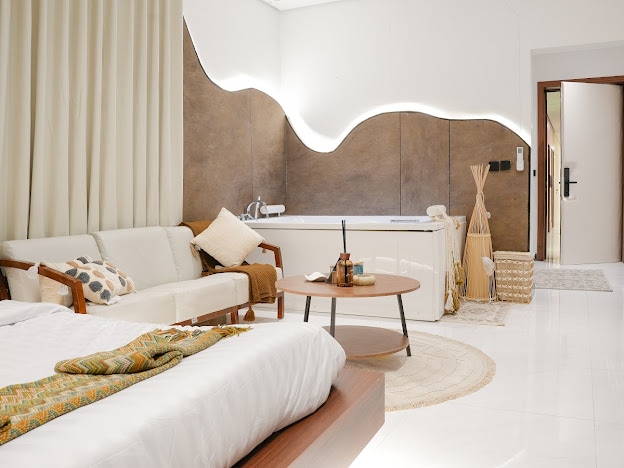 Studio avec jacuzzi face à la mer - Appartements à louer à Al Khobar ...