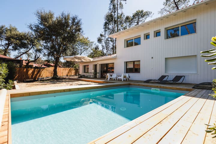 Magnifique Villa Avec Piscine Entre Golf Et Océan - Hossegor