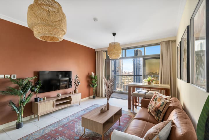 Luxury 2br With Panoramic Lake & Skyline Views - 迪拜碼頭