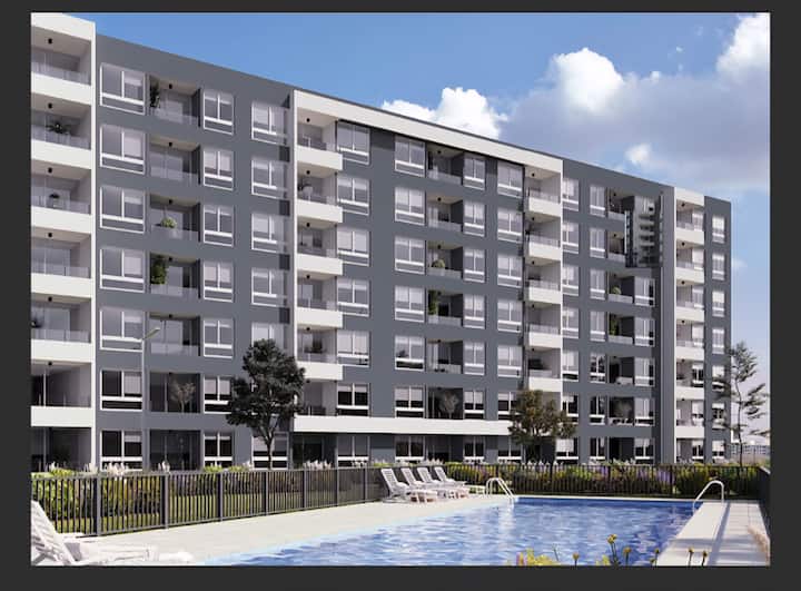 Departamento Nuevo  Para Dos Personas Con Piscina. - Quilicura