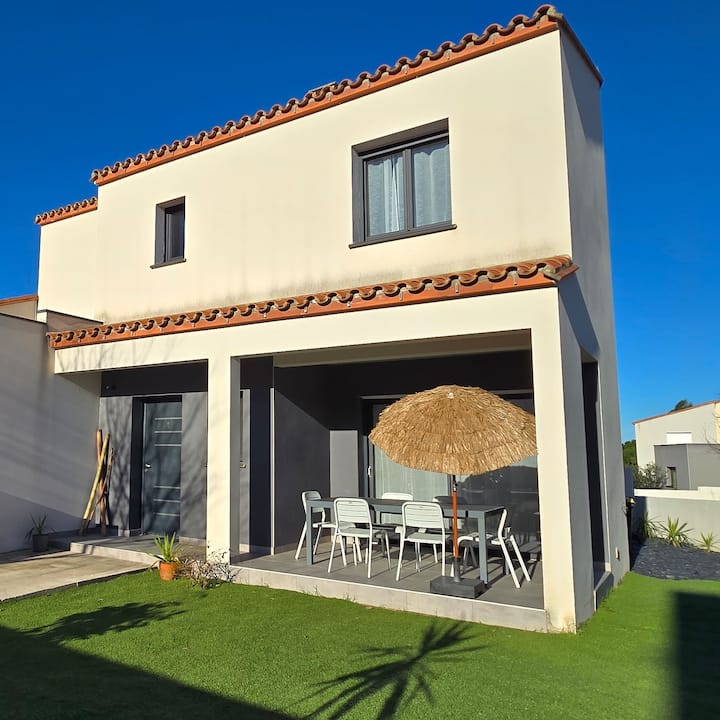 Villa Au Calme, Terrasses, Clim, 120m2, Jardin - Sorède