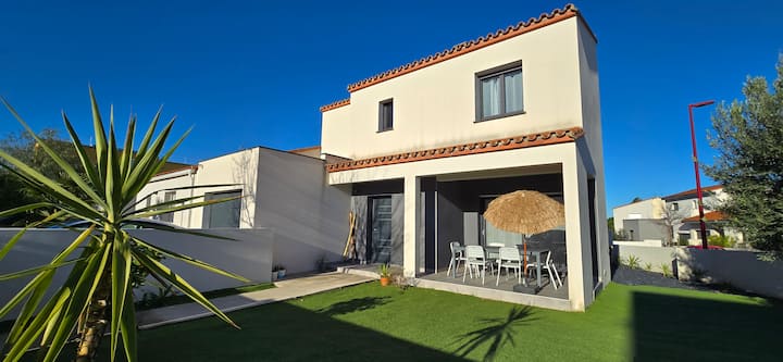 Maison 120m2 Jardin Terrasse Clim Recharge Ve - Sorède