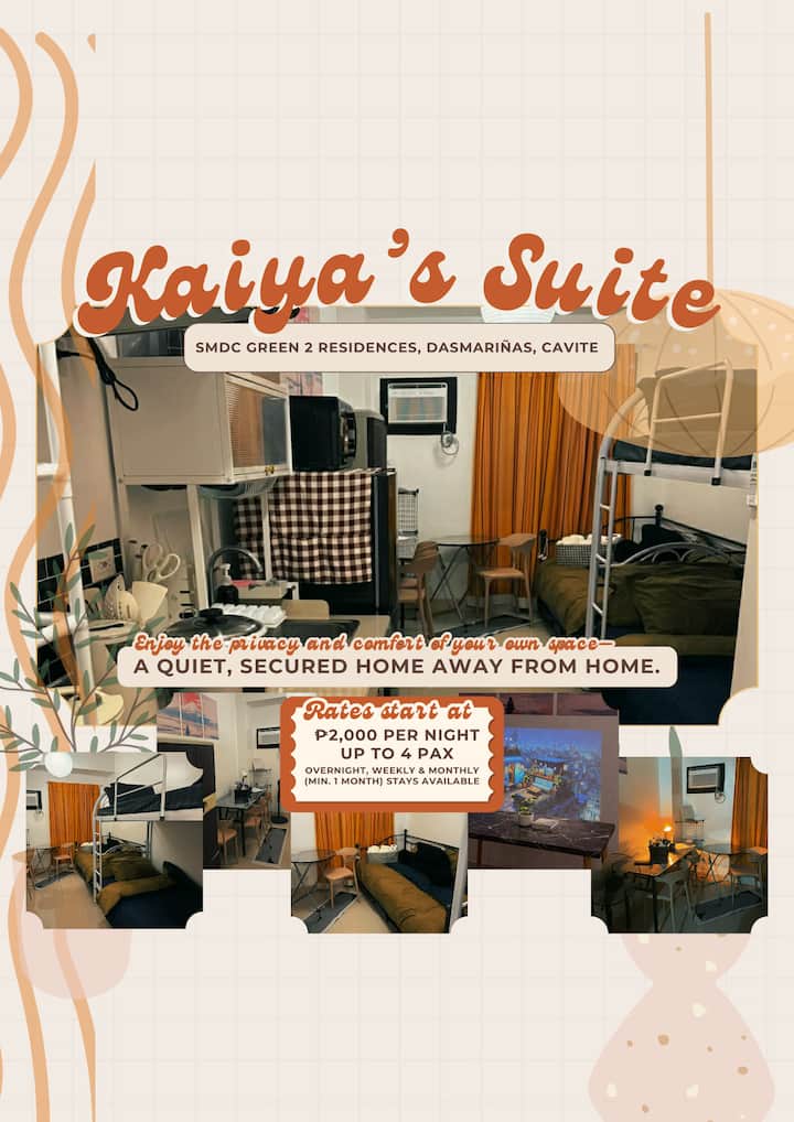 Kaiya’s Suite • Green 2 Residences • Dasmariñas - Dasmariñas