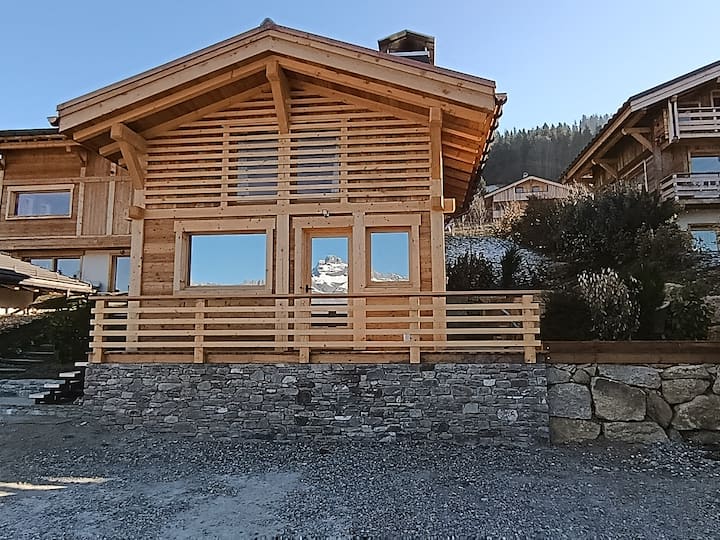 Le Petit Chalet De Capucine Avec Jacuzzi Et Vue ! - Megève
