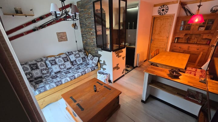 Charmant Appartement 28m2 Aux Pieds Des Pistes - Lac Bleu de Lesponne