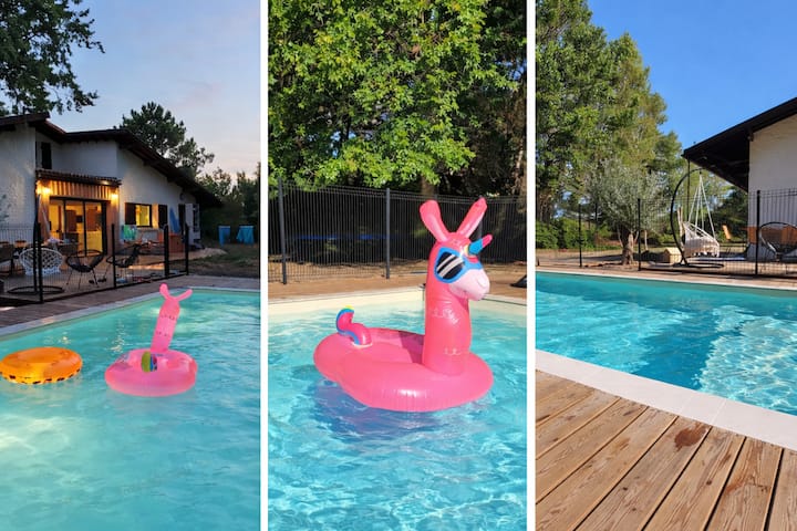 Landaise Rénovée Avec Piscine - Proche Lac/océan - Carcans