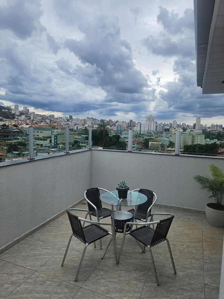 Cobertura 60m² Quarto-sala Com áRea Externa. - Belo Horizonte