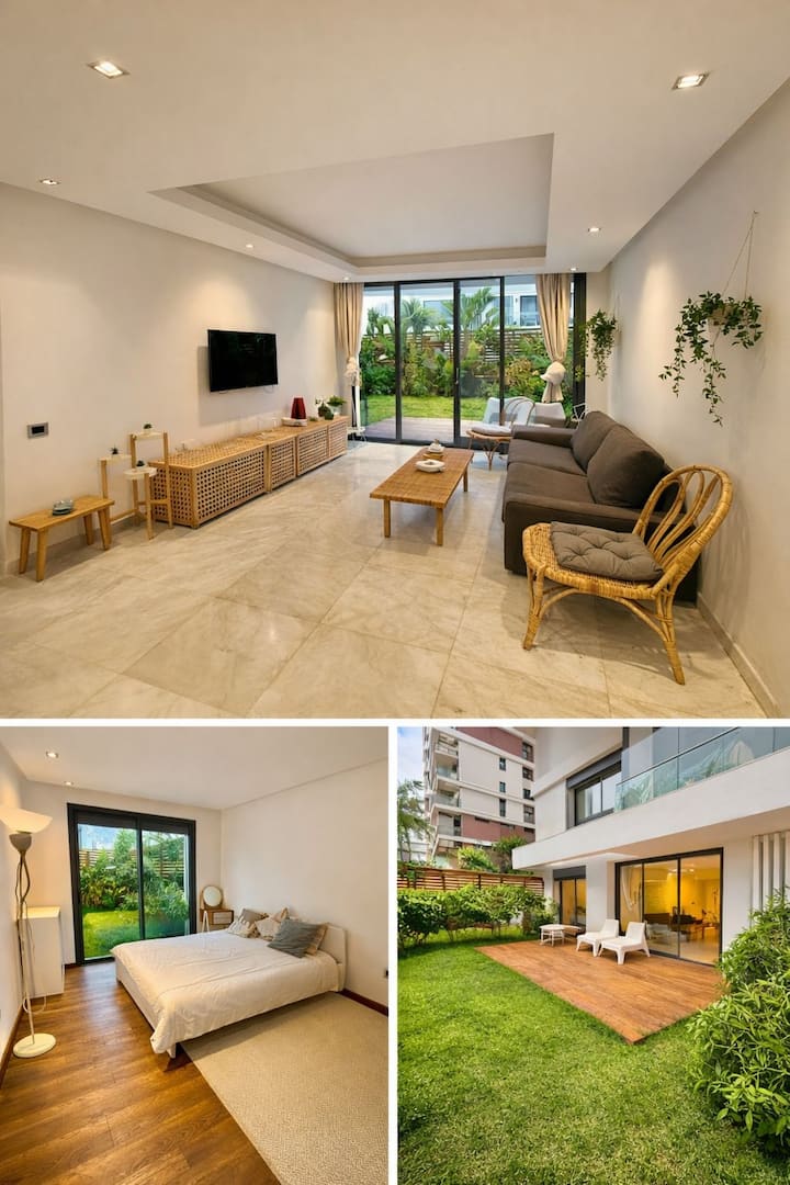 Appartement Au Cfc 1 Chambre Avec Jardin - Casablanca