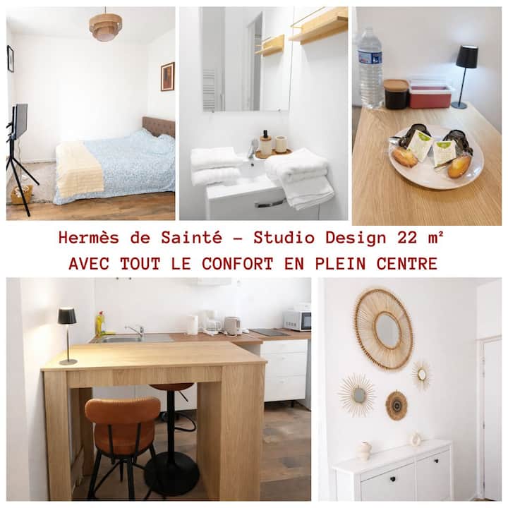 Hermès De Sainté – Studio Design, Gare Tgv à 5min - Saint-Étienne