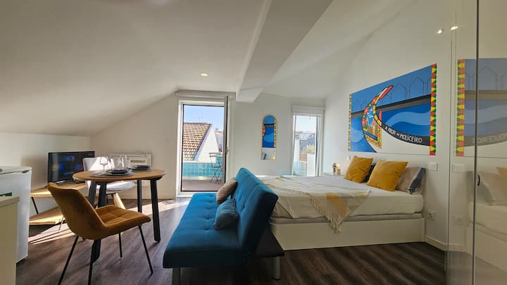 A Proa Do Moliceiro Canal — Central Sunny Terrace - Aveiro