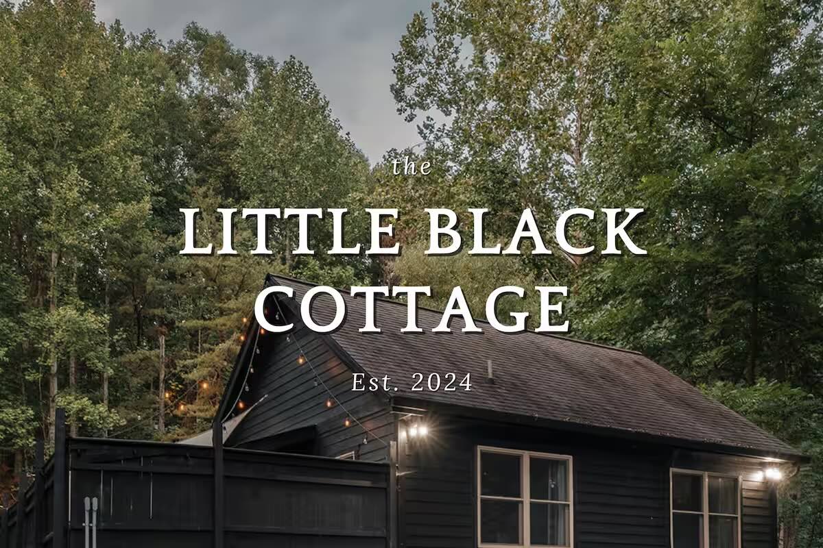 Le petit chalet noir : spa, accès au lac! - Maisons à louer à Lake Lure ...