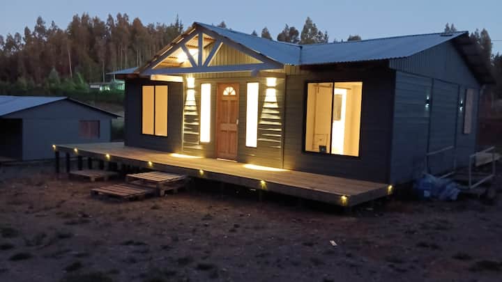 Cabaña Nueva Con Jacuzzi Hidromasaje - Curanipe - Pelluhue