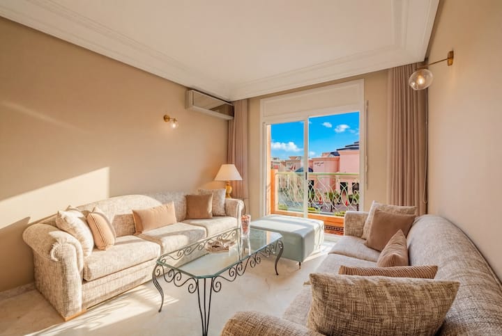 Luxury 2br - Panoramic View• City Center M6 Avenue - Marrakech