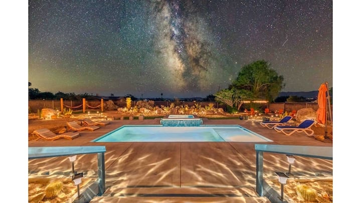 Villa Estella | Pool, Spa, Firepit, Mins To Jtnp - Joshua Tree, CA
