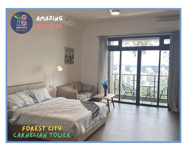 Amazingholiday Forestcity Seaview Studio Golf/lego - Kukup