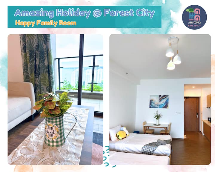 Amazingholiday Forestcity Seaview Studio Golf/lego - Kukup