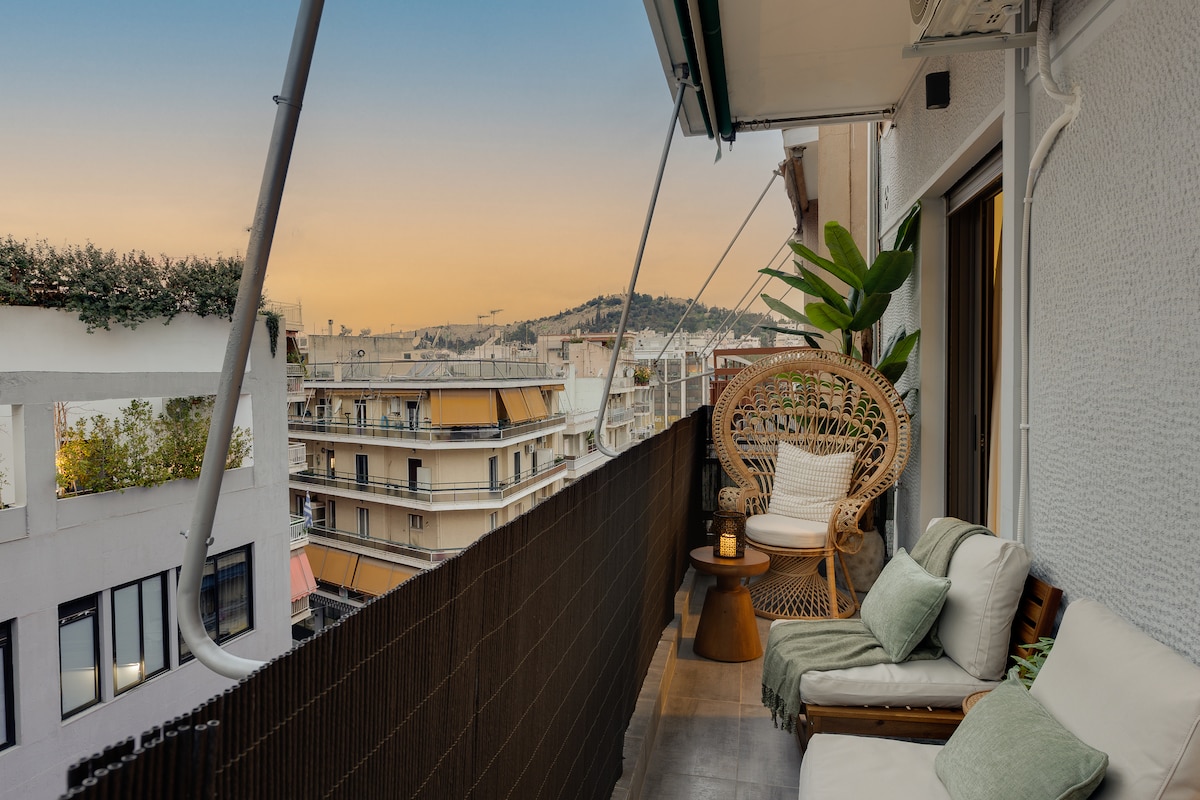 2 chambres néoclassiques • Vue sur le balcon • À pied du métro ...