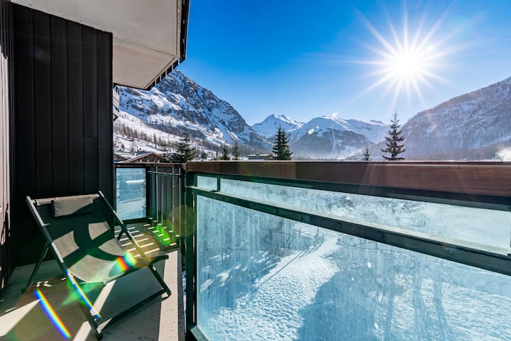 Skis Aux Pieds, Vue Imprenable, 6 Pax à La Daille - Val-d'Isère