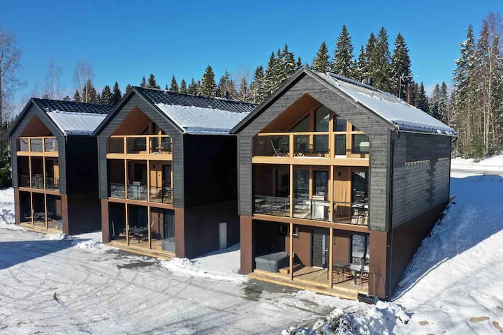 3 X 23 Hengen Huvila / Villa Luxus Helmi 1-3 - Jyväskylä