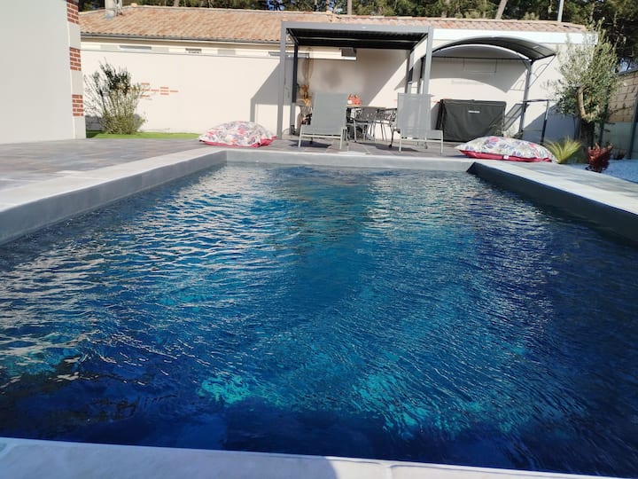 Maison Neuve  Avec Piscine. Vacances En Famille - Gujan-Mestras