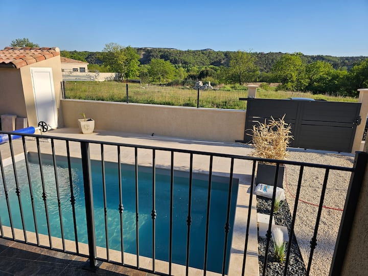 Le Mana, Gîte Neuf Avec Piscine Près Du Pont D’arc - Lagorce