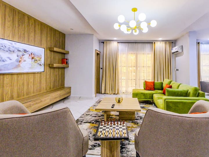 Family Friendly 2br In Abuja, Modern Interior, Gym - Abuja