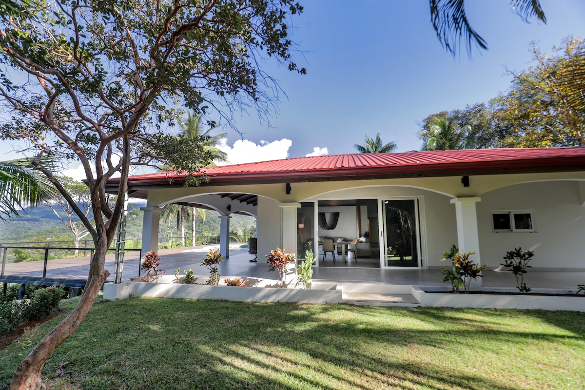 Villa au coucher du soleil à Uvita - Maison de 4 chambres avec vue sur ...
