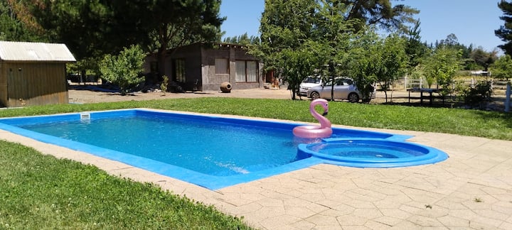 Cabaña Quincho Piscina "Privada" Y Rio Huaqui - Los Angeles