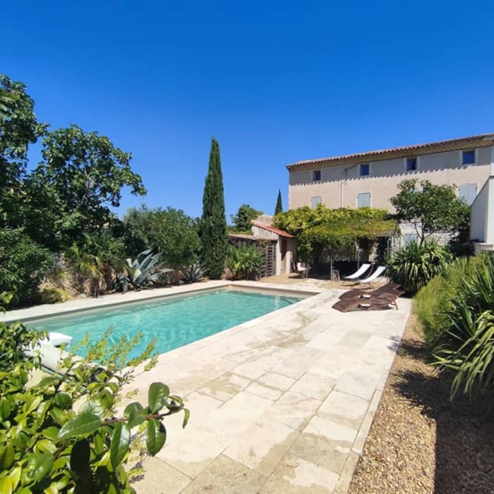 Mas Avec Piscine Au Cœur Des Vignes - Crillon-le-Brave