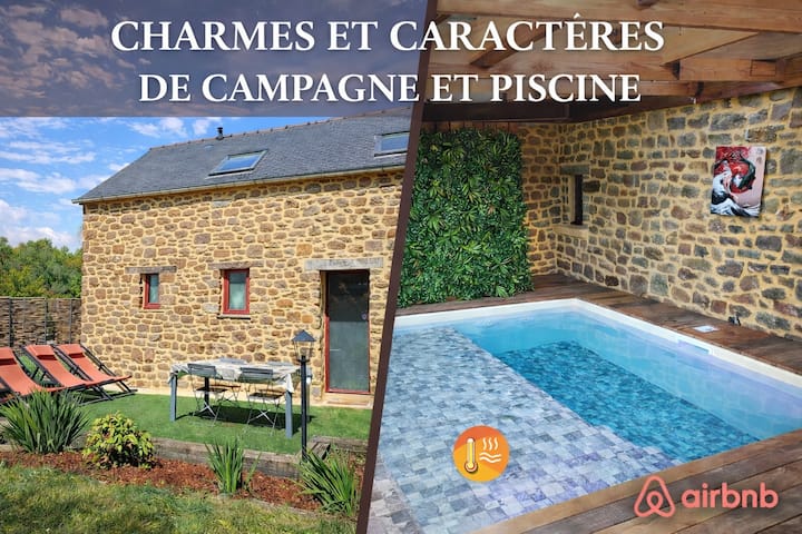 Piscine + Charme Et Caractères De Campagne - Tinténiac
