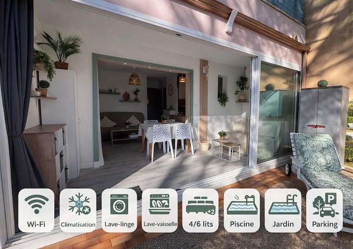 Le Jardin De Sophie - Pinède Prox Natu & Roquille - Agde