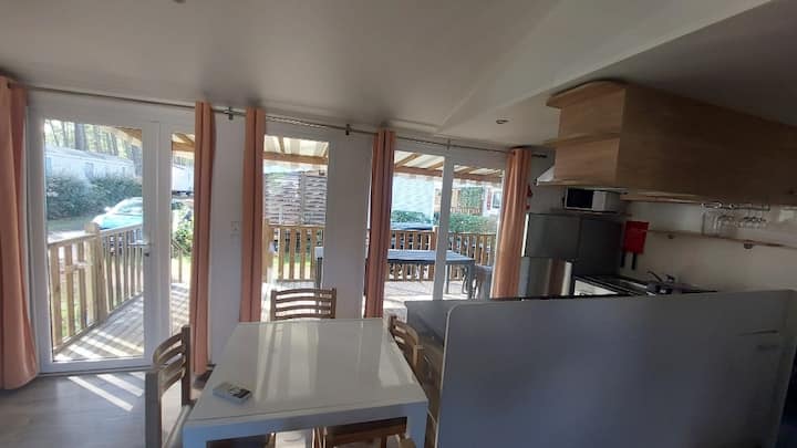 Mobil Home De 40m2 Aux Dunes De Contis - Bias