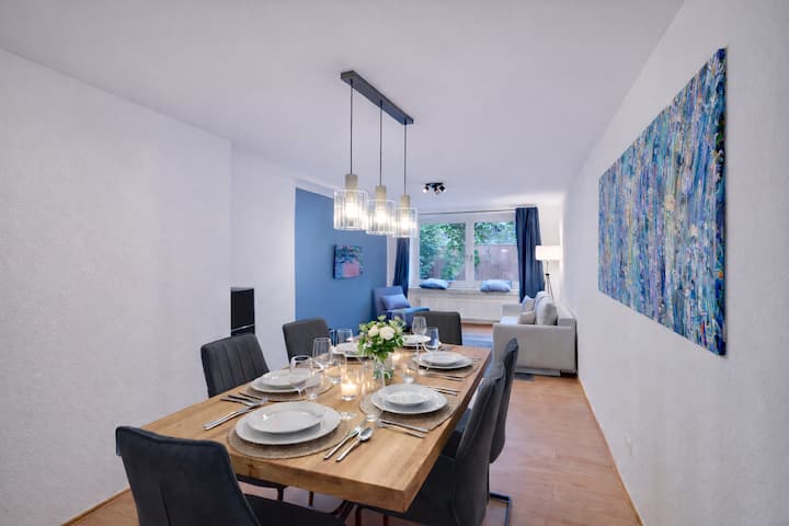 Apartment 70qm 4 Personen, Küche, Messe - Düsseldorf