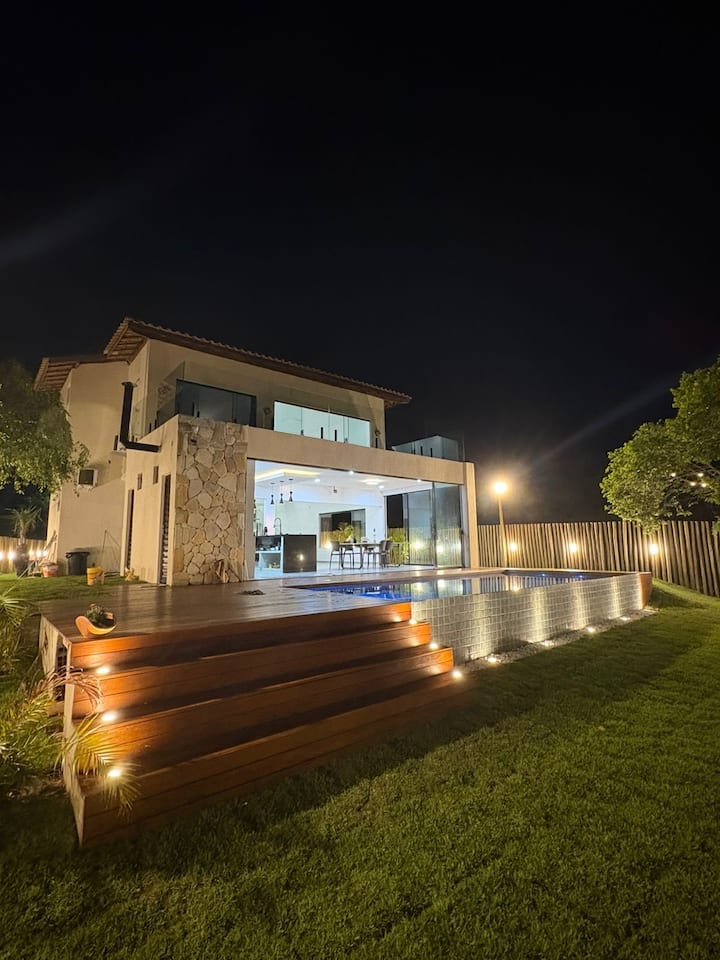 Casa No Lago Com Caiaque | Porto De Sauípe - Brasil